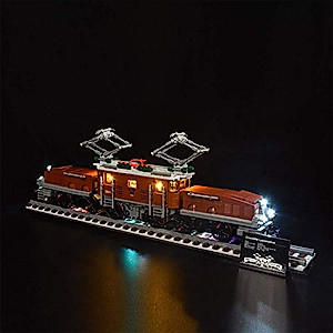 T-Club Led Light Kit for Lego Creator 10277 Crocodile Locomotive Model Building Blocks (Not Include Lego Model)