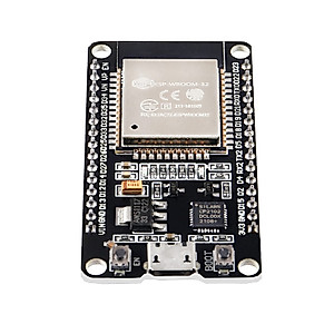 Diitao 2PCS ESP32 ESP32S ESP-WROOM-32 Development Board,NodeMCU 2.4GHz Dual-Core WLAN WiFi +Bluetooth 2 Function Microcontroller (ESP32 30PIN)