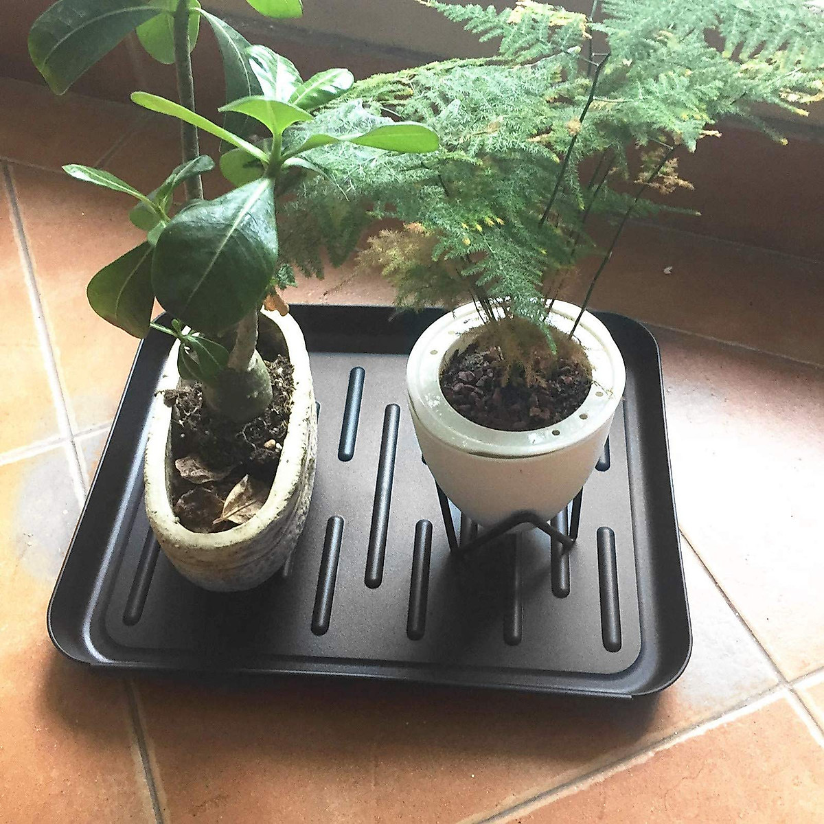 Yowein Boot Tray - Shoe Mat - Dog Food Mat - Garden Tool Tray - Multipurpose for Indoor & Outdoor - Floor Protection (2PC)