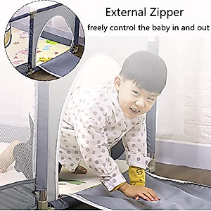 YUNGU Baby Playpen , Playpens Babies , Infant Playard Gates ,Indoor & Outdoor Kids Activity Center,Sturdy Baby Fence Play Area Babies, Toddlers, Infants (70.8778.7425.59inch), 70.87*78.74*25.59 Inch