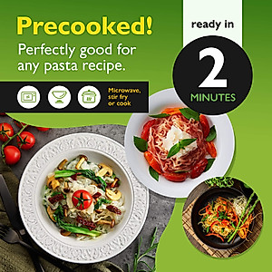 Skinny Pasta 9.52 oz - Shirataki Noodles The Only Odor Free 100% Konjac Noodle - Keto & Paleo Friendly - Carb Free - Low Calorie Food (Variety - 6 Pack)