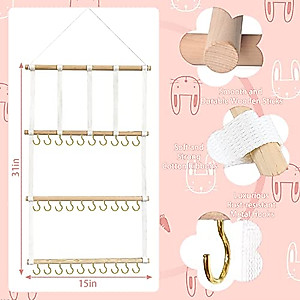 MEIXINZHI Bow Organizer for Girls Hair Bows, Baby Headband Organizer Headband Holder for Baby Girl Hair Bow Organizer for Wall, Room, Door or Closet