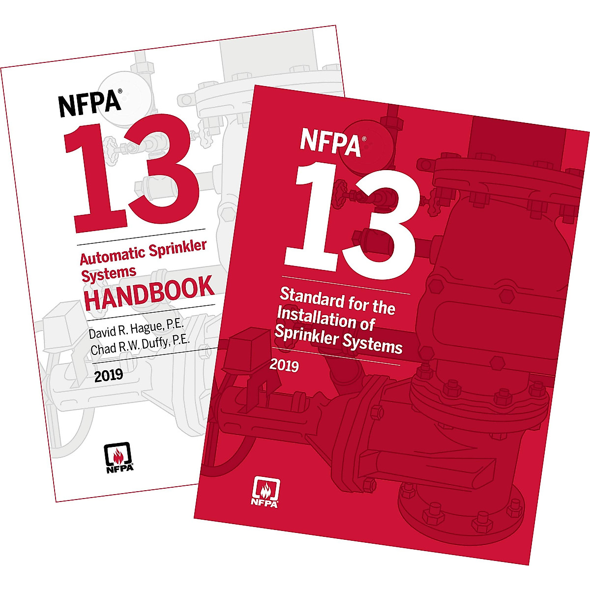 NFPA 13, Installation of Sprinkler Systems and Handbook Set, 2019 Edition