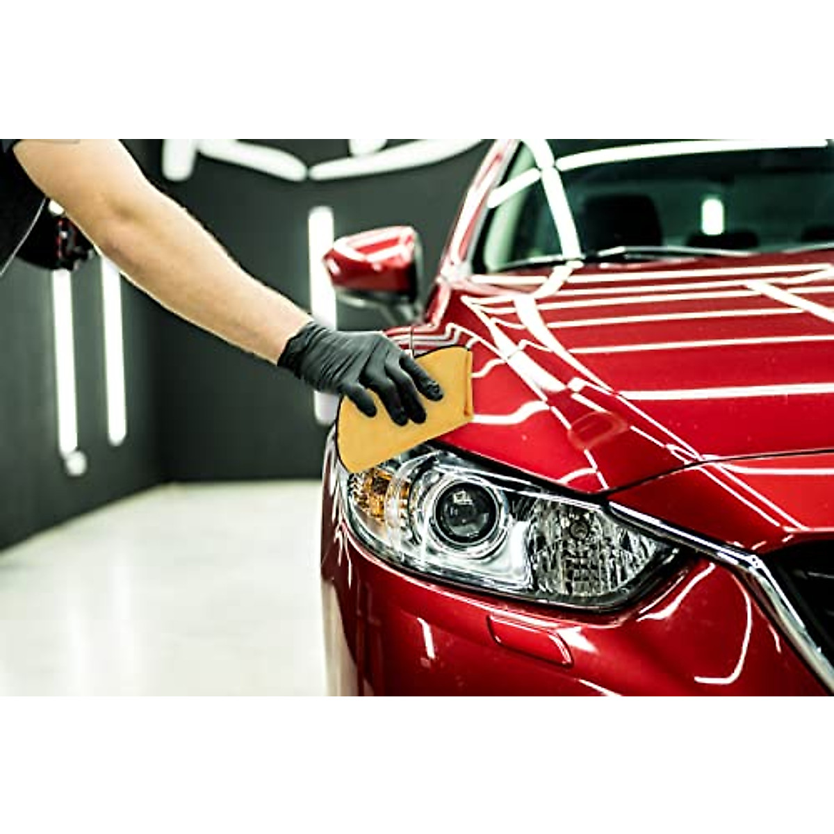 Simple Houseware Professional Grade Ultra Plush Premium Microfiber Towels, 410 GSM (16 inch x 24 Inch) (6 Pack) - Safe for Car Wash, Home Cleaning & Pet Drying Cloths