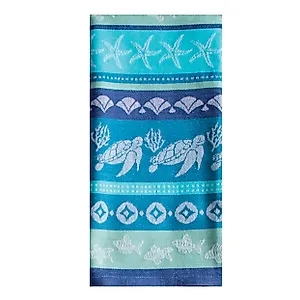 Kay Dee Designs Beach House Sea Turtles Jacquard Kitchen Tea Towels Set of 2