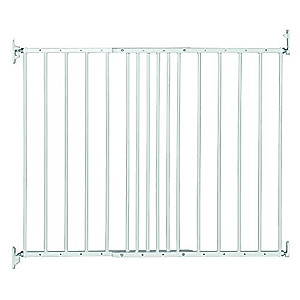 BabyDan MultiDan Metal Safety Gate, 24.6-42.2 inches, Adjustable, Wall-Mounted, Adjustable, Steel Construction, Made in Denmark