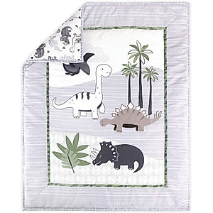 The Peanutshell Dinosaur Crib Bedding Sets for Boys - 3 Pieces