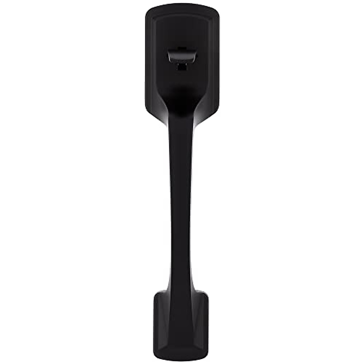 Kwikset Prague Handle Only w/Pismo Knob in Matte Black with Microban