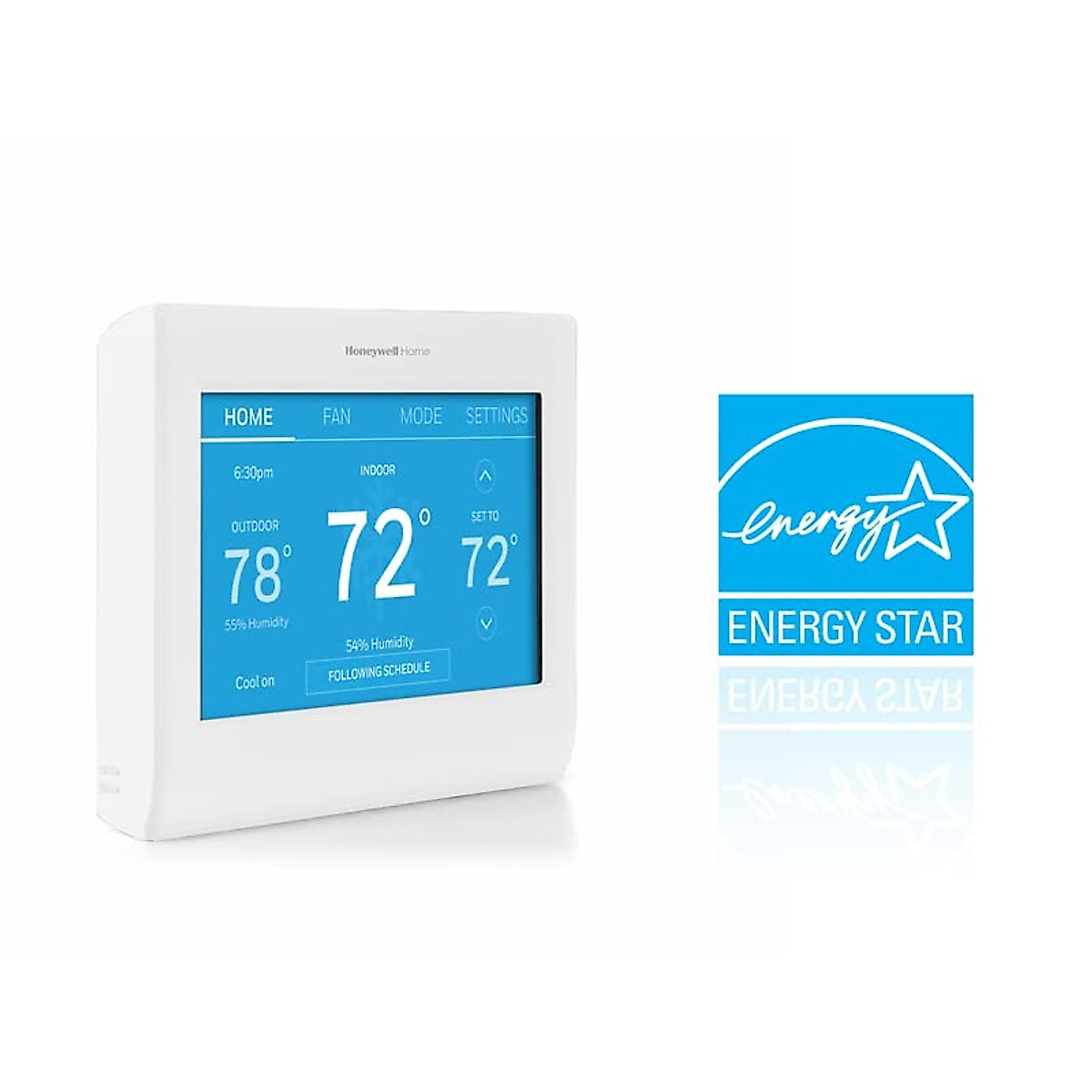Honeywell Home RTH9600WF Smart Color Thermostat Energy Star Wi-Fi Programmable Touchscreen Alexa Ready - C-Wire Required, Not Compatible with Line Volt Heating
