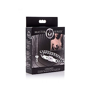 Master Series Chained Locking Bracelet & Key Necklace