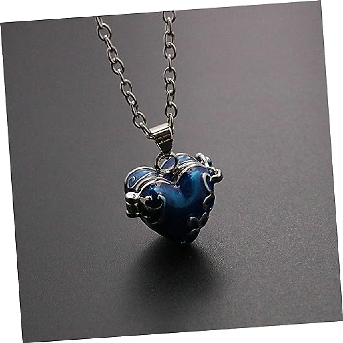 Garneck 3pcs Ashes Pendant Pet Memorial Hair Locket Cat Dog Ashes Necklace Ashes Urn Earn Necklace for Ashes Engraved Urn Necklace Pets Ashes to Jewellery Crystal Copper Jewelry Holder