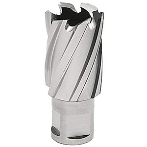 Hougen 12132 1 Inch Diameter x 1 Inch Depth of Cut 12,000 Series High Speed Steel Annular Cutter 3/4 Inch Weldon Shank for Magnetic Drills