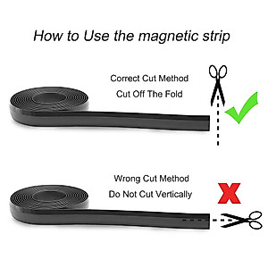GIB cleaningtool Bot Boundary Strips for Shark ION Robot Vacuum, Magnetic Boundary Strip for Neato Eufy xiaomi Robot Vacuum Cleaner, Magnetic Botboundary Strips Tape Marker 13 Feet