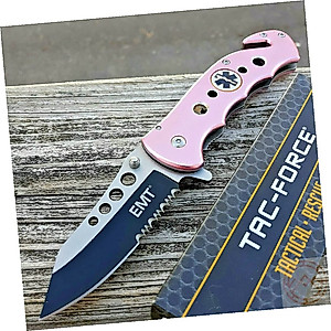 Linerlock Stainless Steel Open Folding Pocket Knife 3.25" Blade Aluminum Handle Outdoor Survival Hunting Knife for Camping by Survival Steel