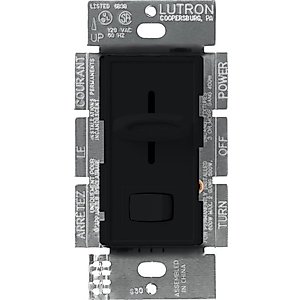 Lutron SLV-600P-BL Lighting DIMMER, Black