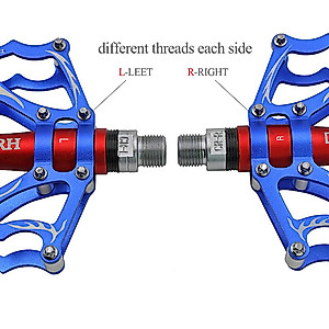 Bike Pedals Mtb Pedals Flat Pedals Cycling Accessories Bicycle Accessories Cycle Accessories Mountain Bike Accessories Bike Accessories gold+blue,free size