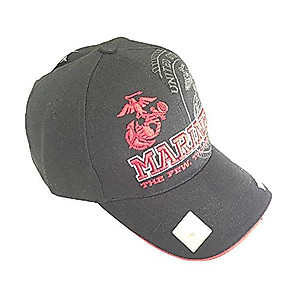 US Marine Corps Official Licensed Embroidered Emblem Baseball Cap Hat (Marines-3)