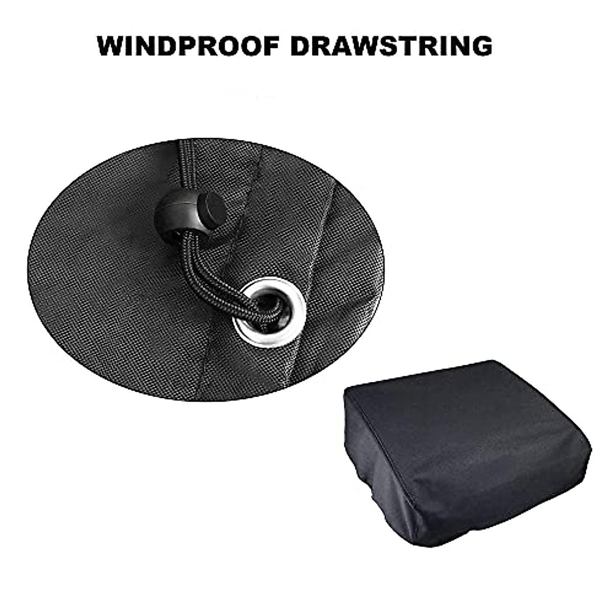 Griddle Cover Water Proof 17 Inch Table Top Griddle Cover for Blackstone, Black