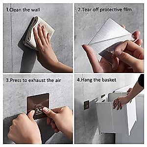 Alacati - Collapsible Laundry Baskets With Handles - Foldable Plastic Laundry Hamper Wall Mount - White Portable Dirty Clothes Baskets Square - Space Saving Flexible Bathroom Storage Organizer Bin