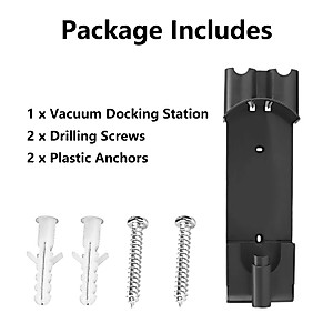 Improvedhand Docking Station Accessory Wall Mount Compatible with Dy.son V7 V8 Cordless Vacuum Cleaner Replaces Part # 967741-01