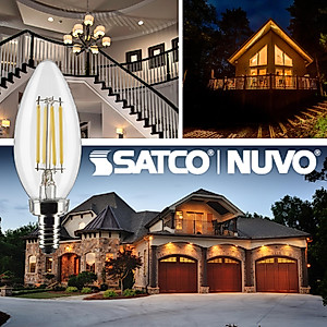 Satco S21274 5.5 Watt B11 LED Bulb - 3000K - 120 Volt (2 Pack)