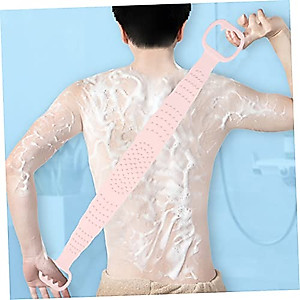 FRCOLOR Home Tools Body Scrub Body Towels Bath Scrubber Body exfoliator Brush Shower Scrubber Silicone Shower Back Scrubber Body srub Deep Cleaning Back pad mud Towel Body Brush rub mud