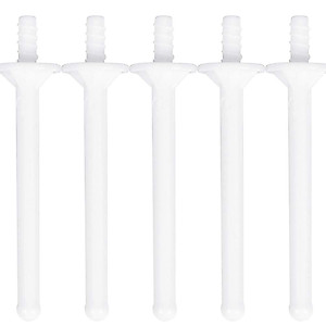 Exceart 40Pcs Nose Wax Sticks Plastic Nasal Ear Face Eyebrows Hair Removal Sticks Plastic Wax Wand for Men Women