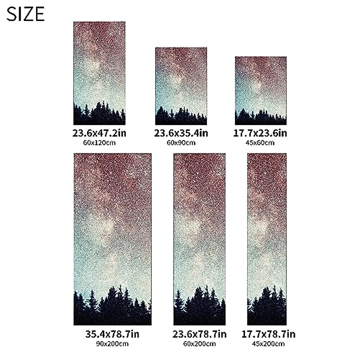 IOACIY Privacy Window Film Frosted Glass Sticker for Home Office Static Anti-UV Window Paper Decorative Window Covering for Bathroom (Universe Outer Space Starry Sky Red Blue-226, 17.7" x 23.6")