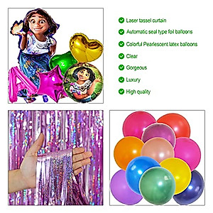 Encanto Birthday Party Supplies - Balloons, 116Pcs Birthday Decorations Include Mirabel Foil Balloons, Encanto Party Decorations, Party Supplies, Happy Birthday Balloon, Encanto Balloons For Party