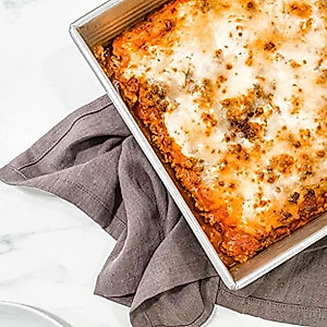 USA Pan Bakeware Square Cake Pan, 9 inch, Nonstick & Quick Release Coating, Made in the USA from Aluminized Steel