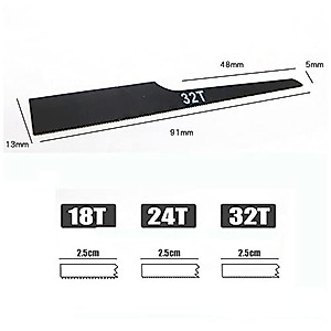 VADO VLTRA 30Pack 18T&24T&32T Reciprocating Saw Blades Set, Fast Wood and Metal Cutting Sabre Saw Blades, Bimetallic Reciprocating Air Body Saw Hacksaw Blades Tools