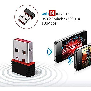 Superwang Mini USB Wifi Wireless Adapter N - 150Mbps 802.11n Wireless Internet Dongle, Supports Windows, Mac OS, Linux …