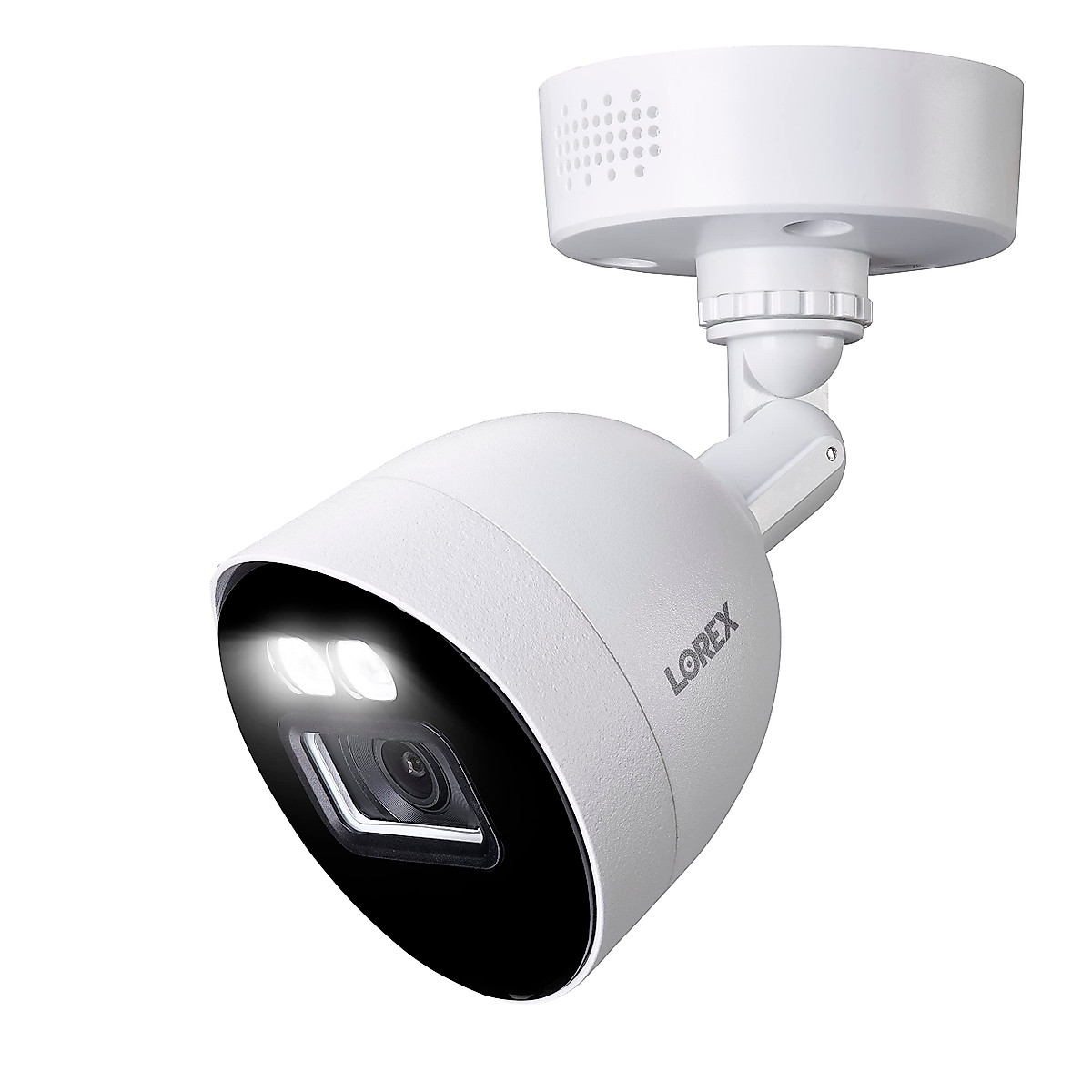 Lorex C884DA Indoor/Outdoor 4K Ultra HD Smart Deterrence CVI Wired Bullet Security Camera, Color Night Vision, Dual Warning LED Lights, Siren, Camera Only (M. ) (Renewed)