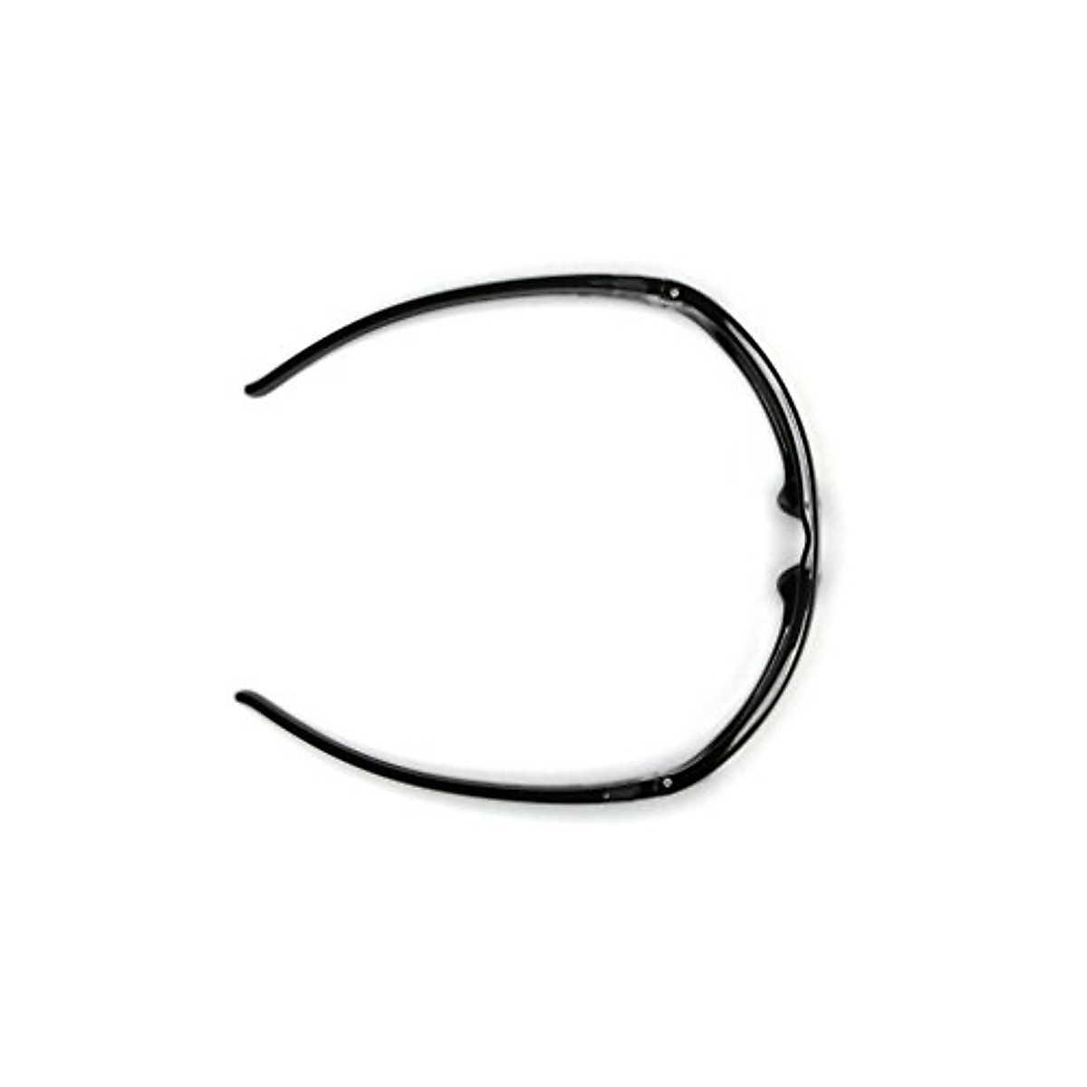 Pyramex Safety-SB5610D Goliath Safety Eyewear, Black Frame, Clear Lens