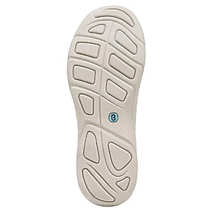 BZees Women's Legato Slip-On Flat Ballet, Taupe, 9