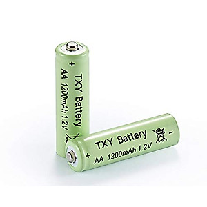 TXY AA Rechargeable Batteries 1200mAh Ni-MH Low Self Discharge More Than 500 Rechargeable Times AA Battery (4Pcs/Pack)