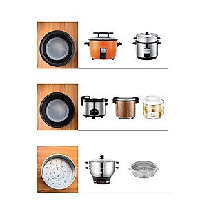 Emiif Rice Cooker Burnt Proof Silicon Pad 30Cm Silicone Mat for Commercial Rice Cooker White Rice Anti Paste Pot Mat Cooking Silica Gel Mat Non Stick Pot Mat Thickened