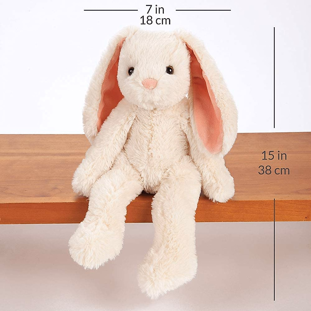 Vermont Teddy Bear Stuffed Bunny - Bunny Stuffed Animal, 15 Inch, Buddy