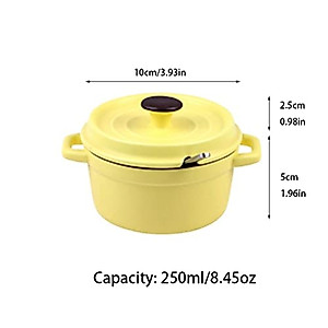 seasoning container,Seasoning Jar Ceramic Sugar Shaker Salt Shaker Multi-Functional Kitchen Seasoning Box Combination Seasoning Storage Household ( Color : Yellow )