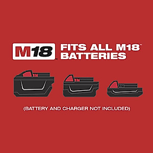 Milwaukee M18 Li-Ion Cordless Compact Electric Drill Driver — Tool Only, 1/2in. Keyless Chuck, 500 In./Lbs. Torque, 1800 RPM