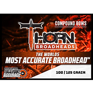 Thorn Archery Broadhead 2 Blade 100 gr. 3 pk., Orange