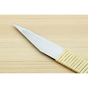 Yoshihiro High Carbon White Steel #1 Kiridashi Knife Made in Japan Chef Tools (Width:18mm)