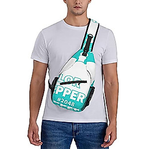 Custom Sling Bag Personalized Picture/Text Crossbody Sling Backpack, Shoulder Bag for Men Women Boy (Front+Side+Strap Design)