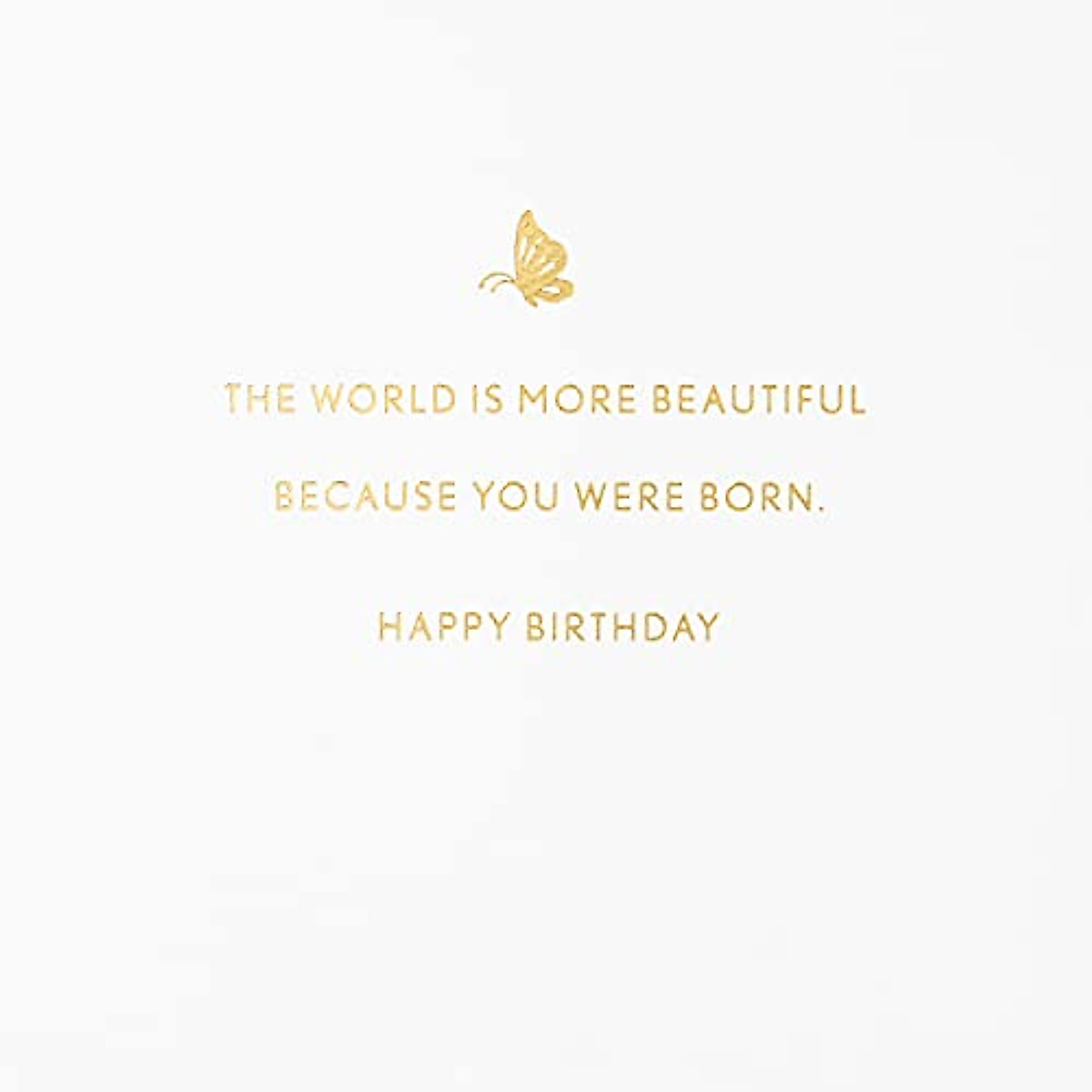 Hallmark Signature Birthday Card (Butterfly)