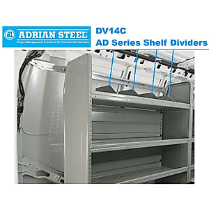 Adrian Steel DV14C8, Composite Divider Kit for 14" Shelf