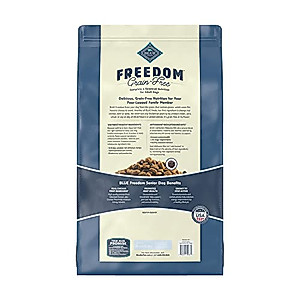 Blue Buffalo Freedom Grain Free Natural Senior Dry Dog Food, Chicken 24-lb