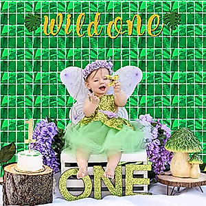 2 Packs 3.3x6.6 Feet Foil Fringe Curtains, UNIIDECO Metallic Green Birthday Square Sequin Tinsel Photobooth Photo Backdrop, Baby Shower Engagement Graduation Homecoming Party Decorations Streamers