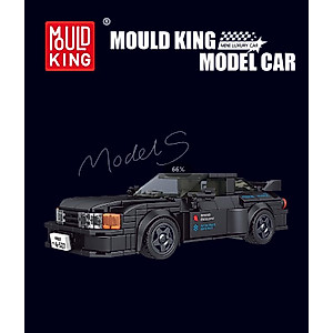 Mould King Initial D Car Nissan Skyline GTR32 Race Car Building Sets with Display Case, 27014 Collectible Speed Champion Car Building Blocks, Classic Race Car Building Kits for Adults Kids 8+(359PCS)