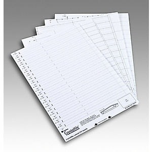 Rexel Printable Inserts Suspension File Crystal Tabs, White, Crystalfile, Pack of 51, 78050