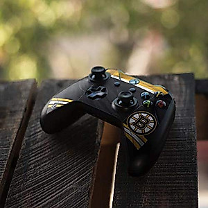 Skinit Decal Gaming Skin compatible with Xbox One S Controller - Officially Licensed NHL Boston Bruins Home Jersey Design